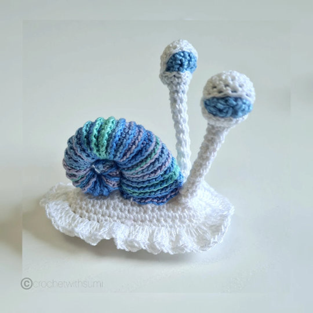Crochet Ammonite Snail PDF Pattern - Etsy