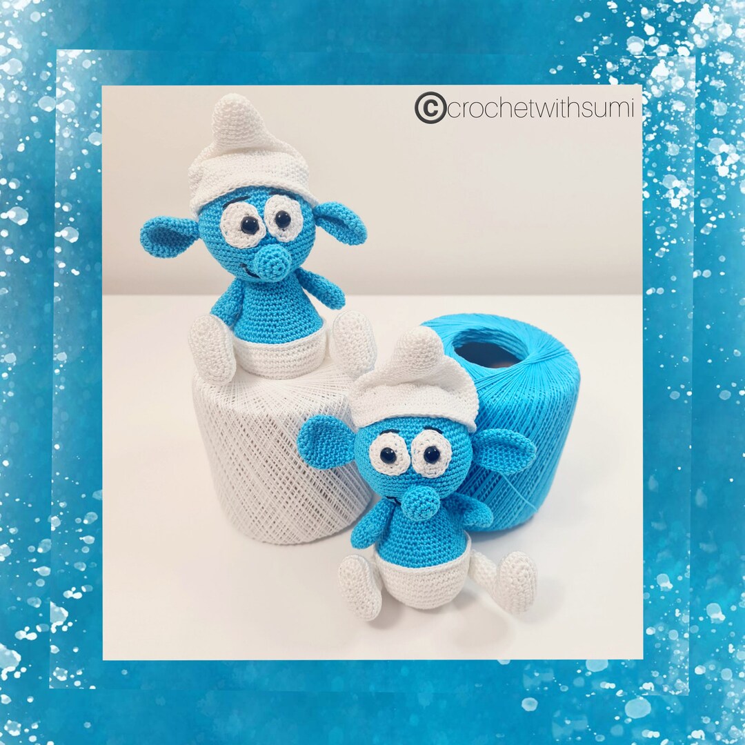 Crochet Smurf Written PDF Pattern - Etsy