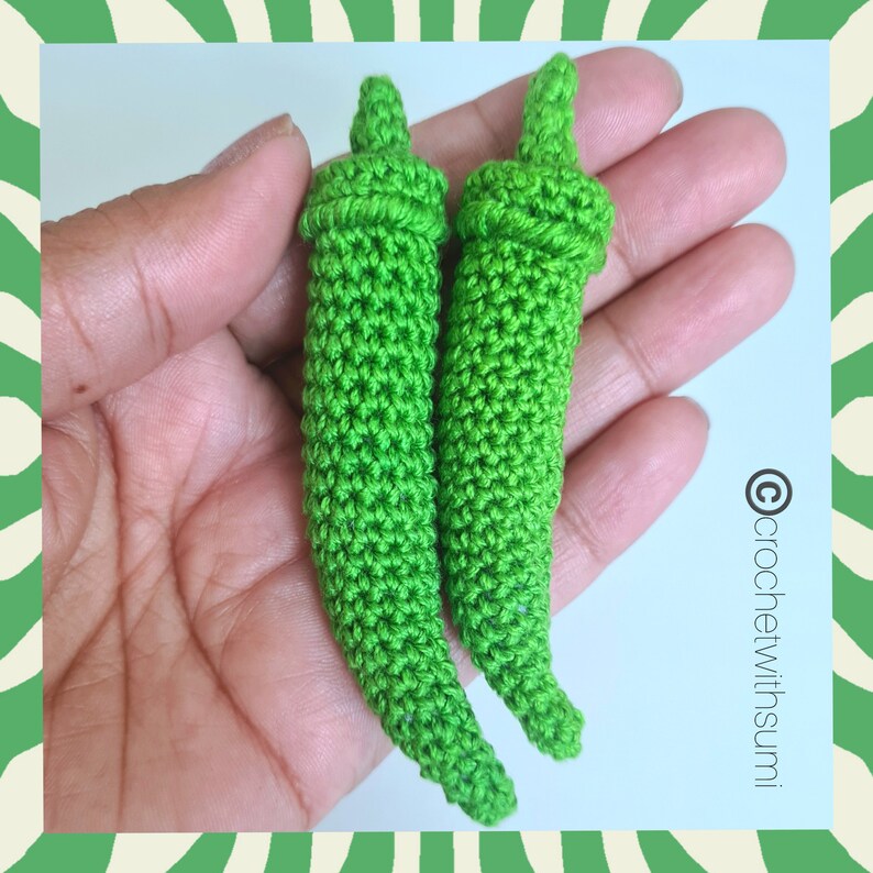Crochet Okra Written PDF Pattern - Etsy
