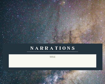 Narration Journal Notebook, Charlotte Mason Printable Homeschool ...