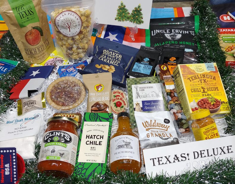 Texas Food Gift Box: Local Snacks & Treats - Etsy
