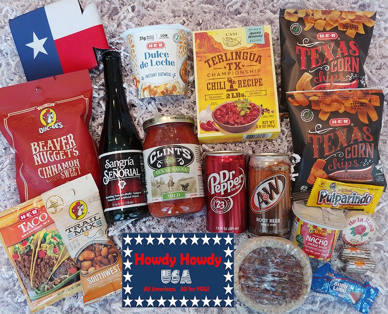 Texas Box Unique and Tasty Items in a Texas-sized Box - Etsy