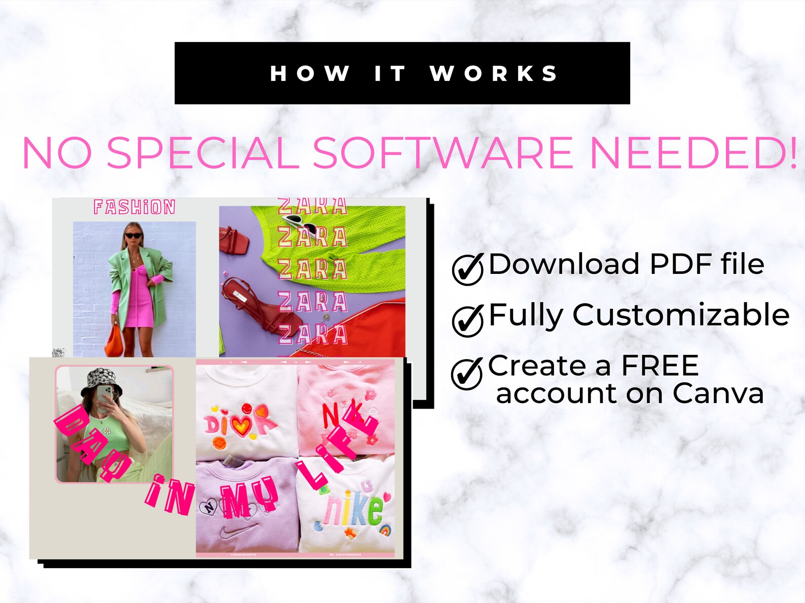 Editable Youtube Thumbnails: Retro Canva Templates (digital Download ...