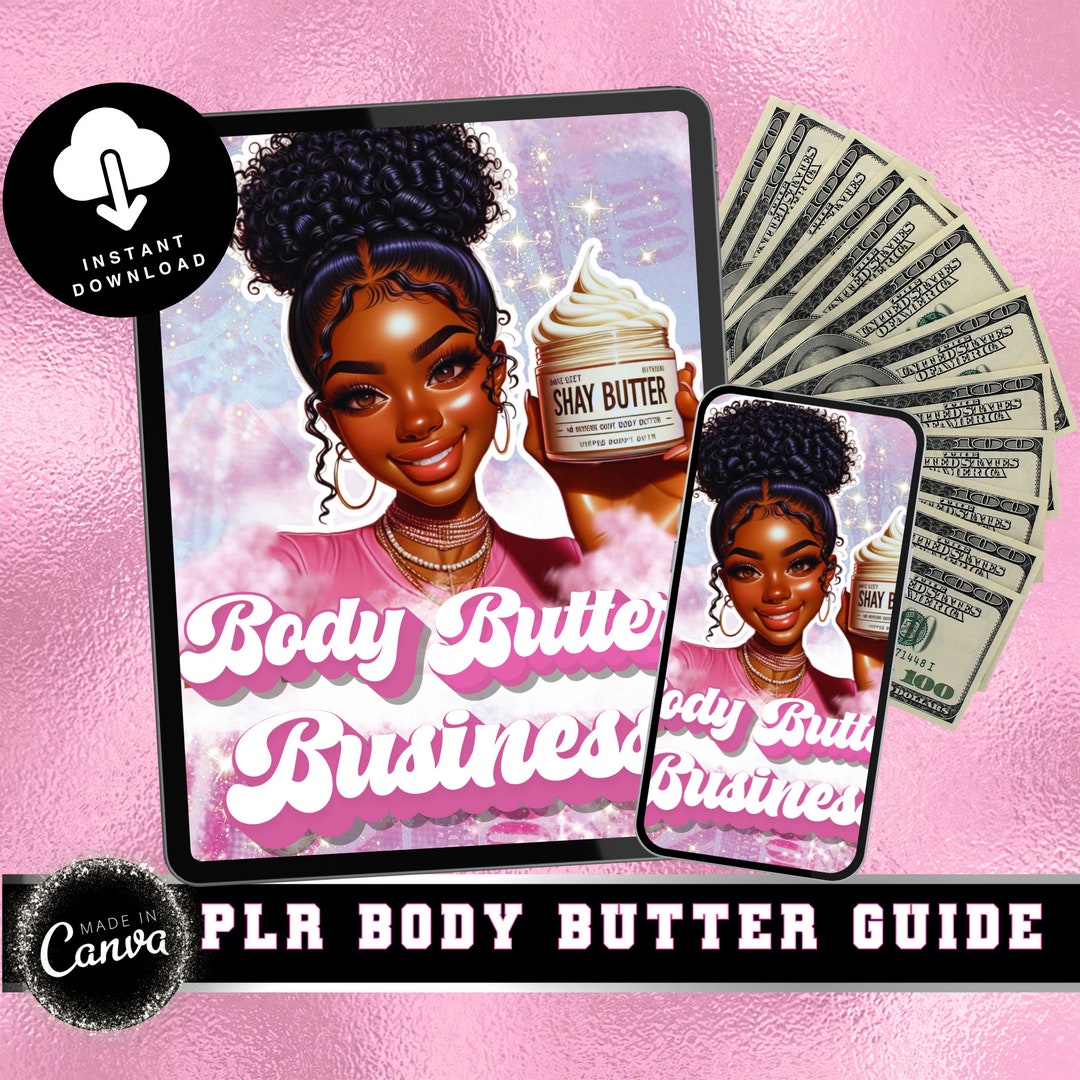 PLR Body Butter Business Ebook: Small Business Guide (PDF) - Etsy