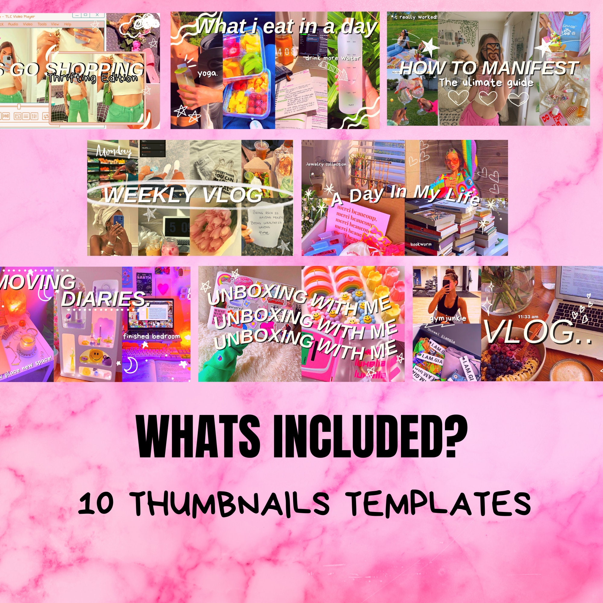 Aesthetic Youtube Thumbnails | Youtube Channel | Youtuber | Content ...