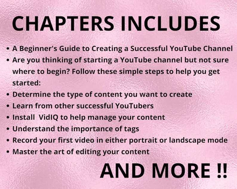 Youtube Channel Starter Kit: Branding, Planner, & Monetization (digital ...