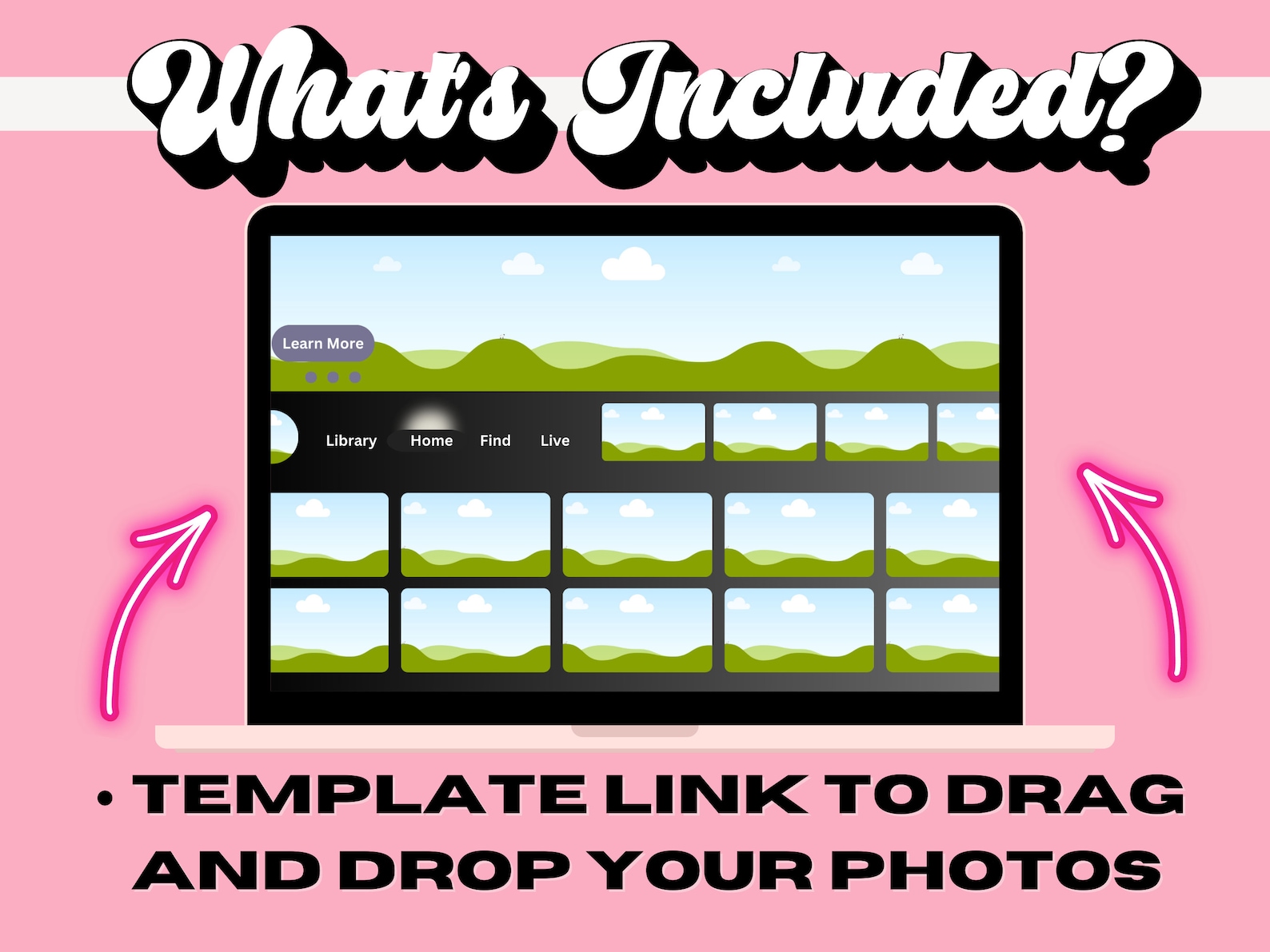 Firestick Homescreen Template: Customizable Desktop Wallpaper (canva ...