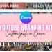 Youtube Channel Kit Youtube Branding Kit Youtuber Youtube Intro and ...