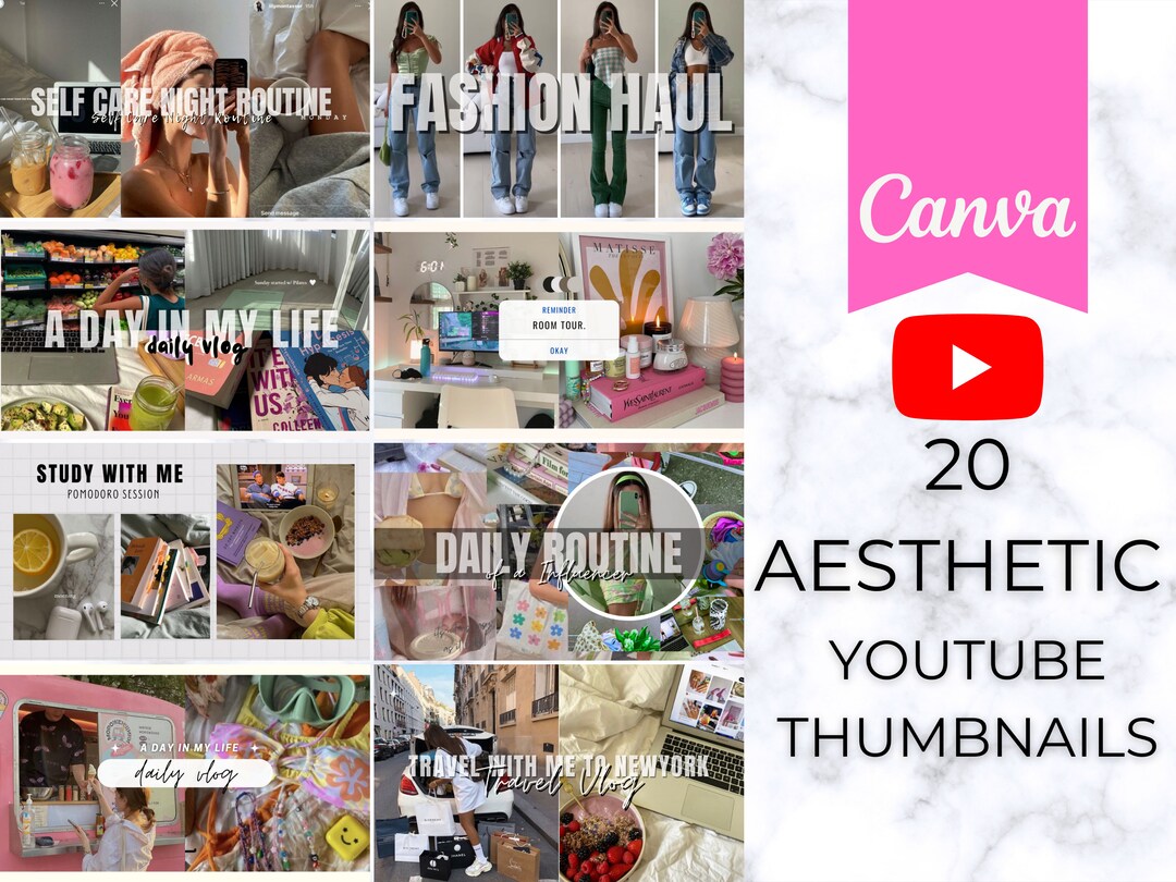 Youtube Thumbnails Youtube Content Editable DIY Thumbnails Vlogger ...