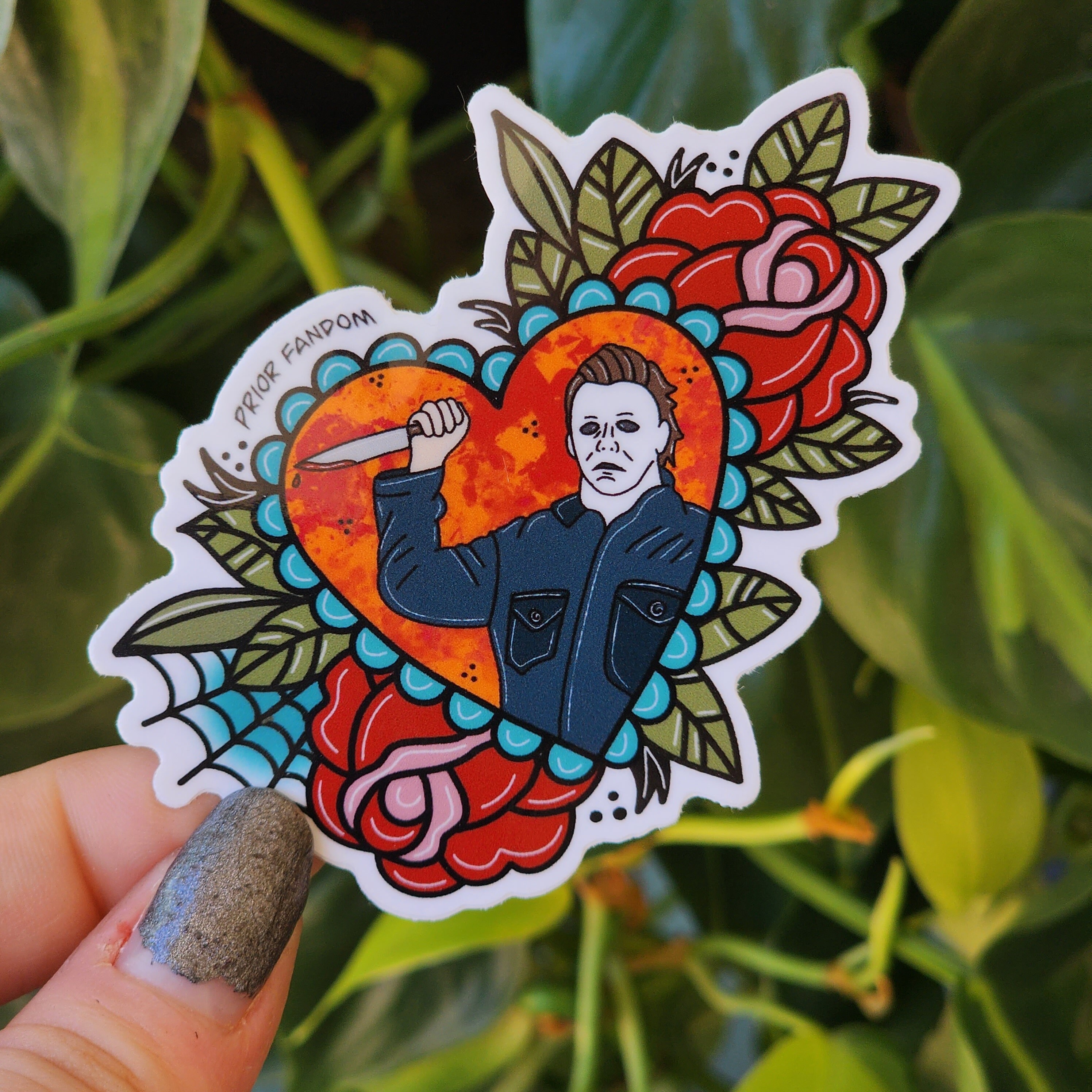 Michael Vinyl Sticker, Horror Movie, Halloween, Retro, Spooky ...