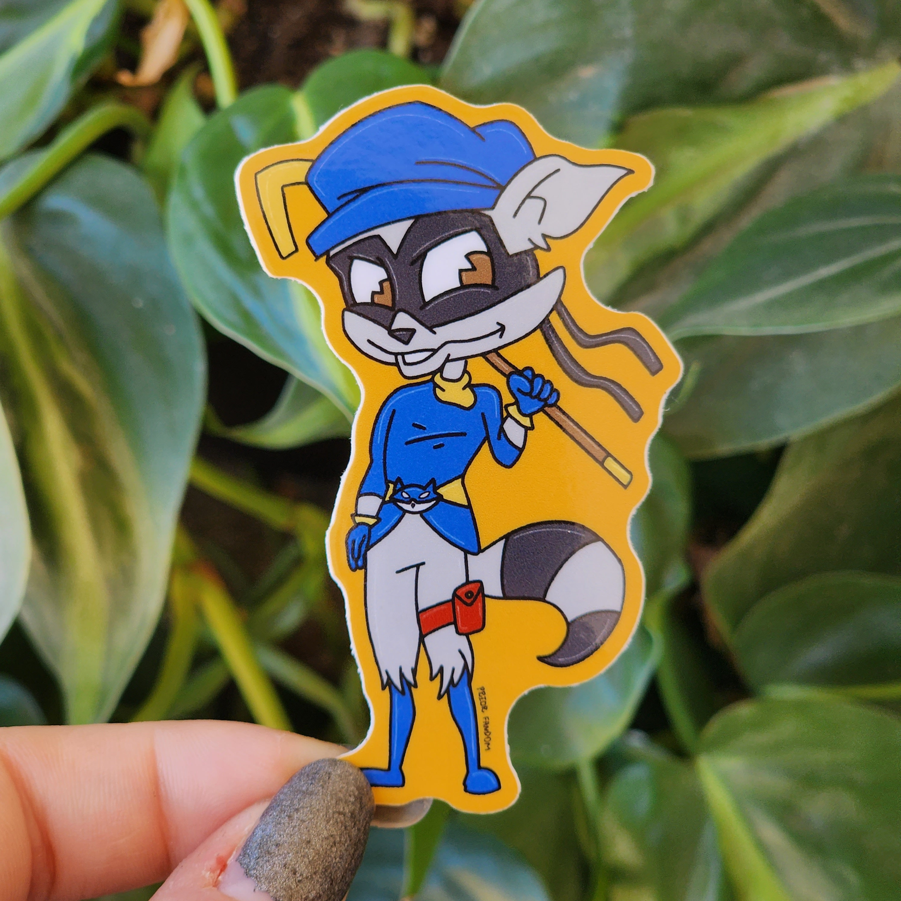 Sly Cooper Vinyl Sticker, Video Game, 90s, Retro, Vintage, Racoon ...