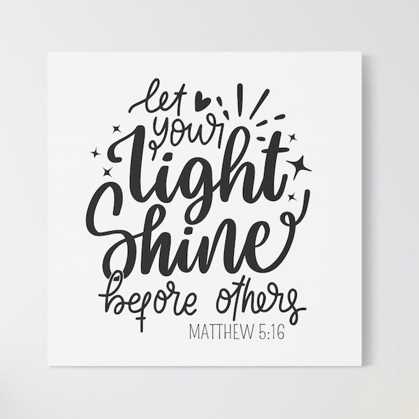 Matthew 5 16 - Etsy