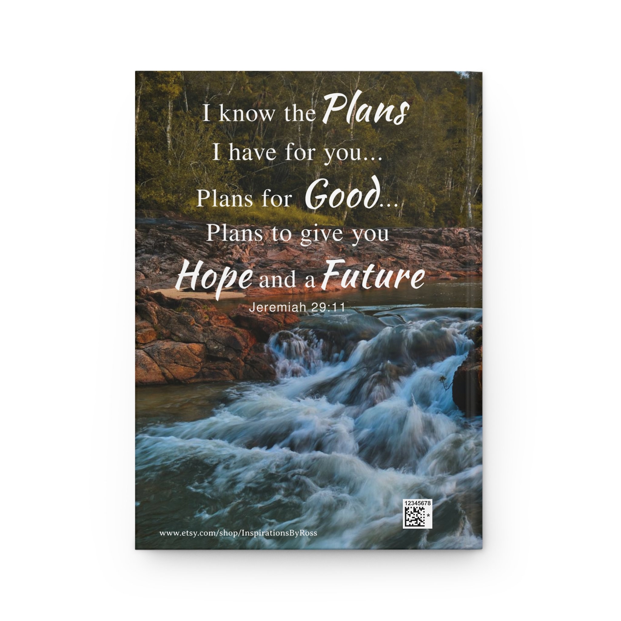 Hope and Future Journal, I Know the Plans for You, Mountain Stream ...
