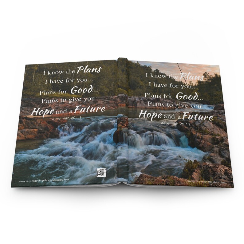 Hope and Future Journal, I Know the Plans for You, Mountain Stream ...