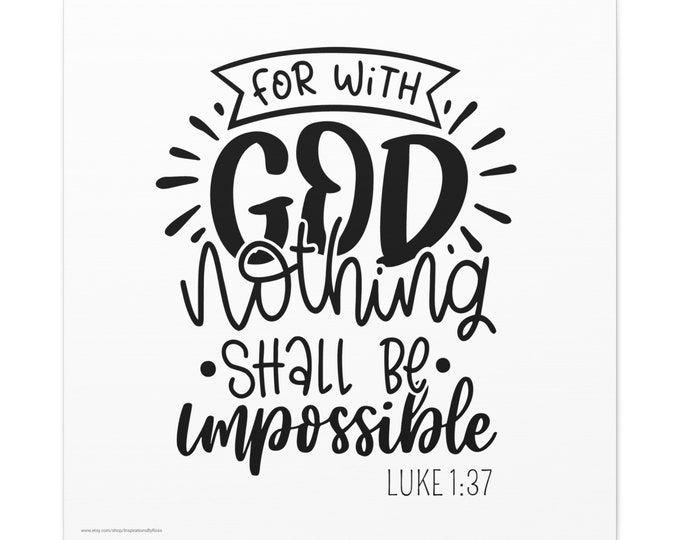 Christian Wall Decor, Modern Bible Print, Religous Wall Quotes ...