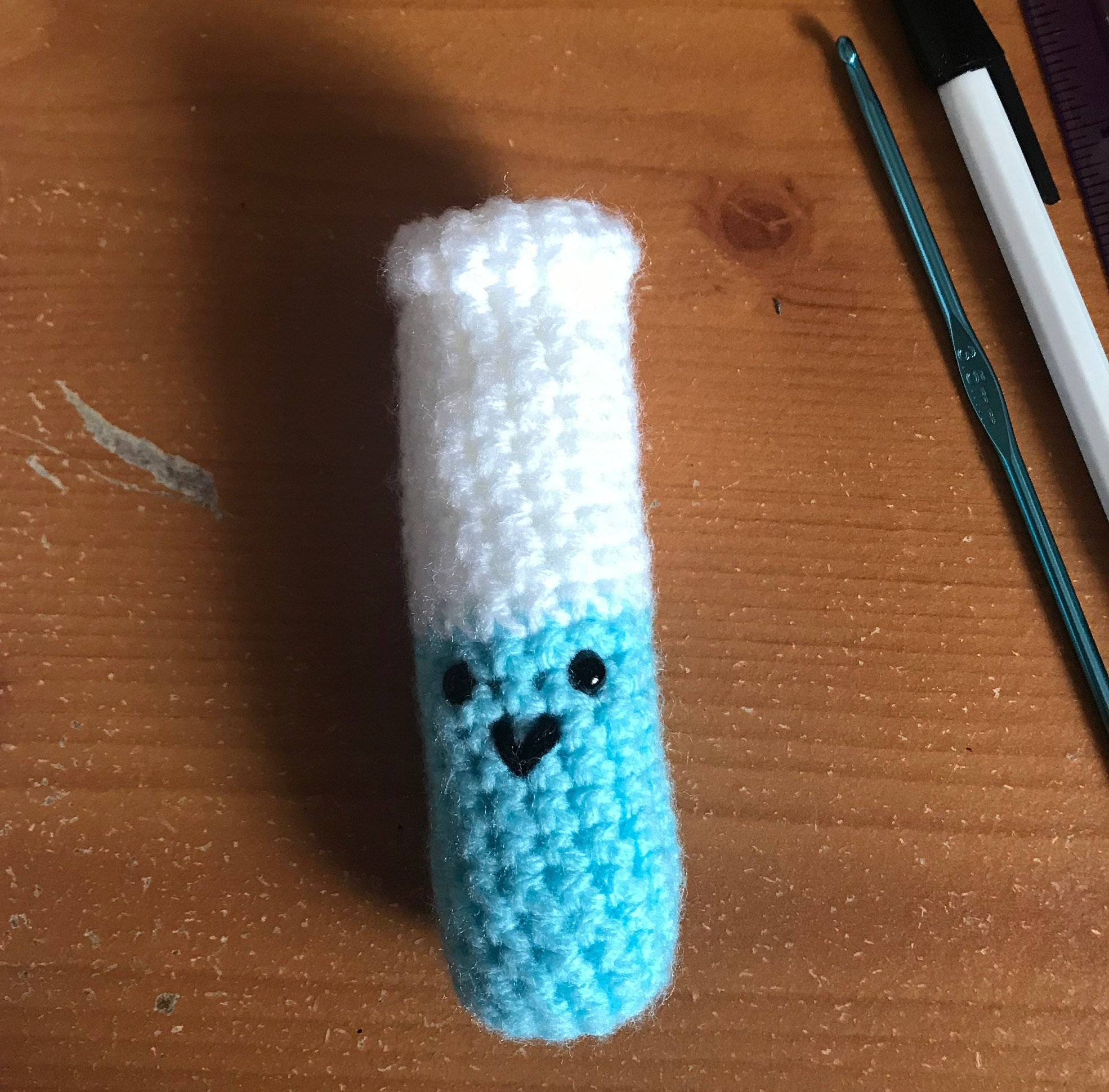 Cute Crochet Amigurumi Test Tube | Unique Handmade Gift for Chemistry ...