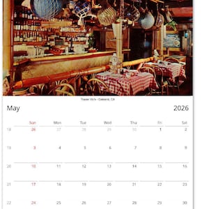 Vintage Tiki Bars - 2026 Wall Calendar - Tiki Drinks and Classic Bars ...
