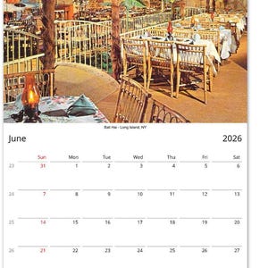 Vintage Tiki Bars - 2026 Wall Calendar - Tiki Drinks and Classic Bars ...