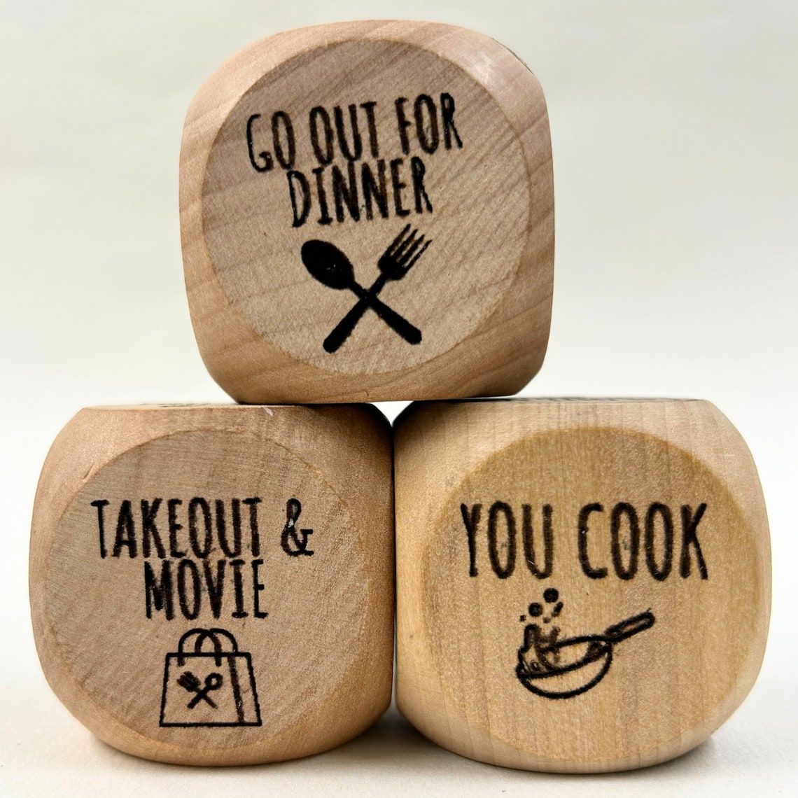 Personalised Date Night Dice, Decision Dice, Anniversary Gift, Wedding ...