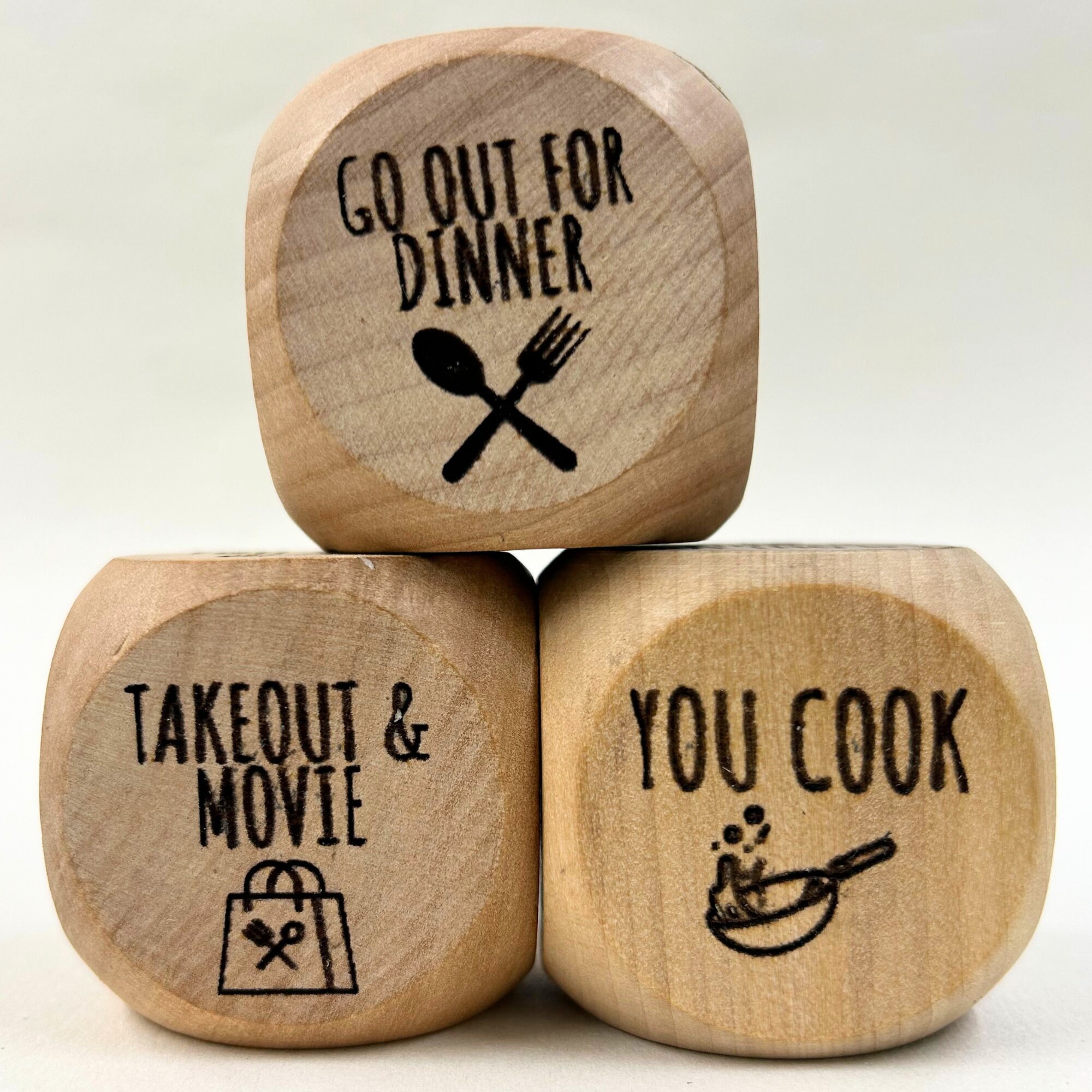 Personalised Date Night Dice, Decision Dice, Anniversary Gift, Wedding ...