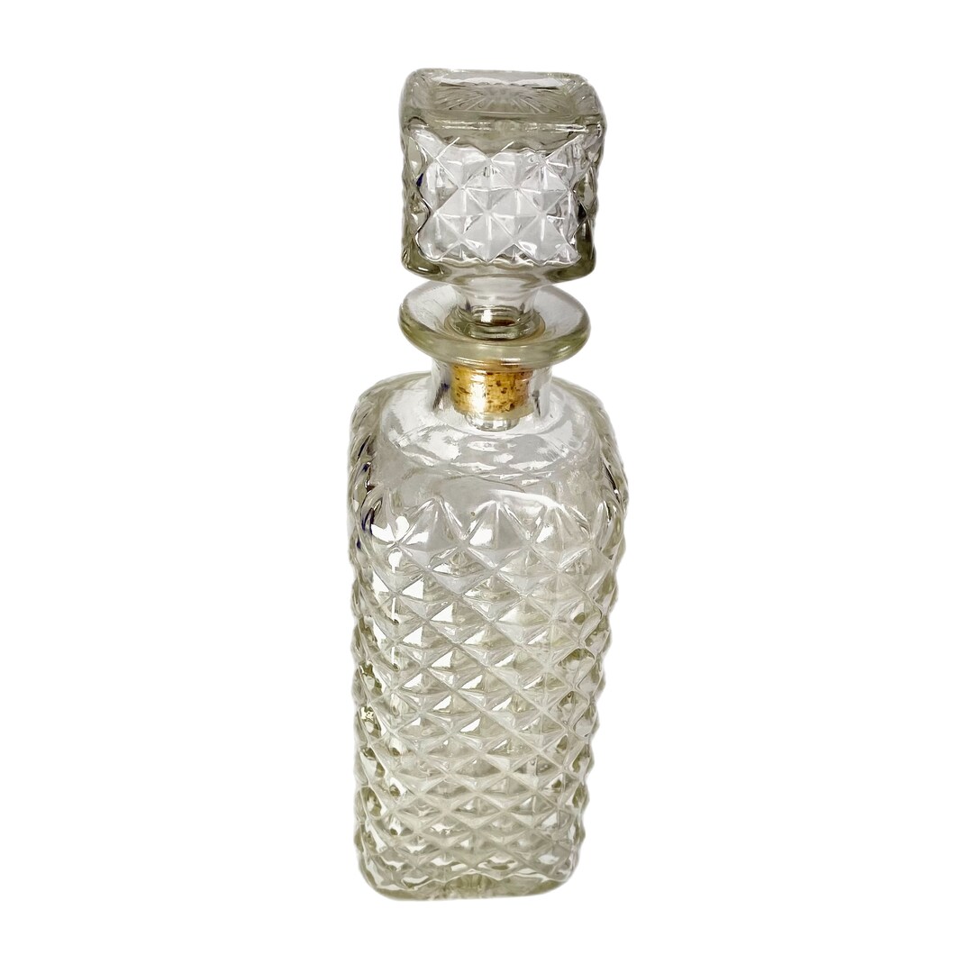 Decanter Vintage Cut Glass Foster Forbes Glass Company Liquor Wine Bar ...