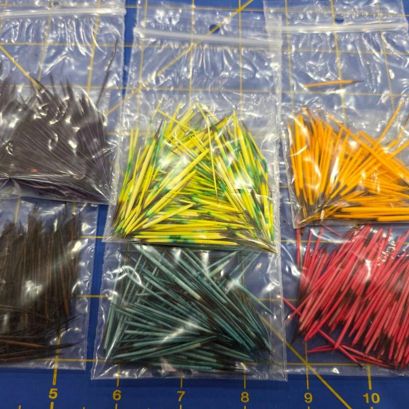 Dyed Quill for Beading - Etsy