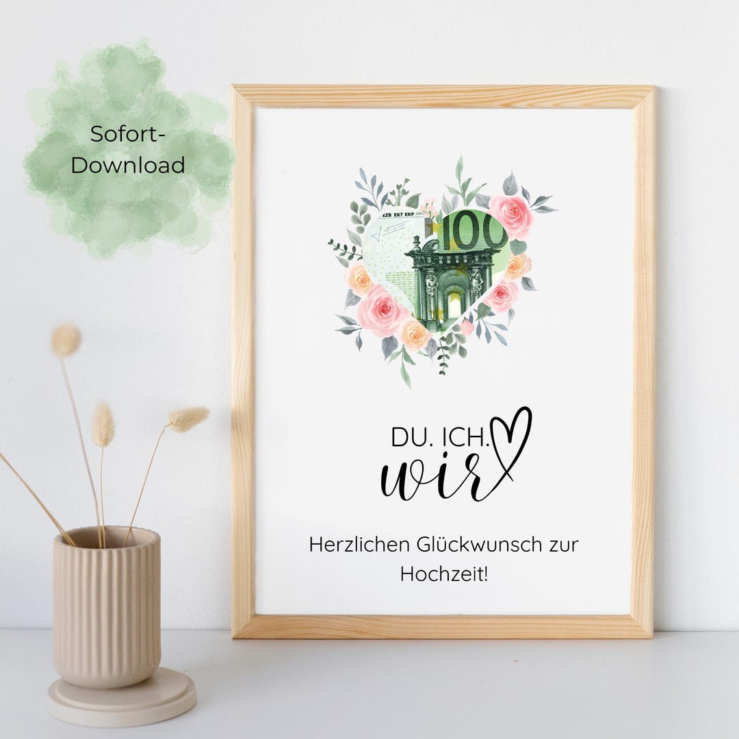 Digital Wedding Gift Template – Stylish & Creative | Instant Download ...