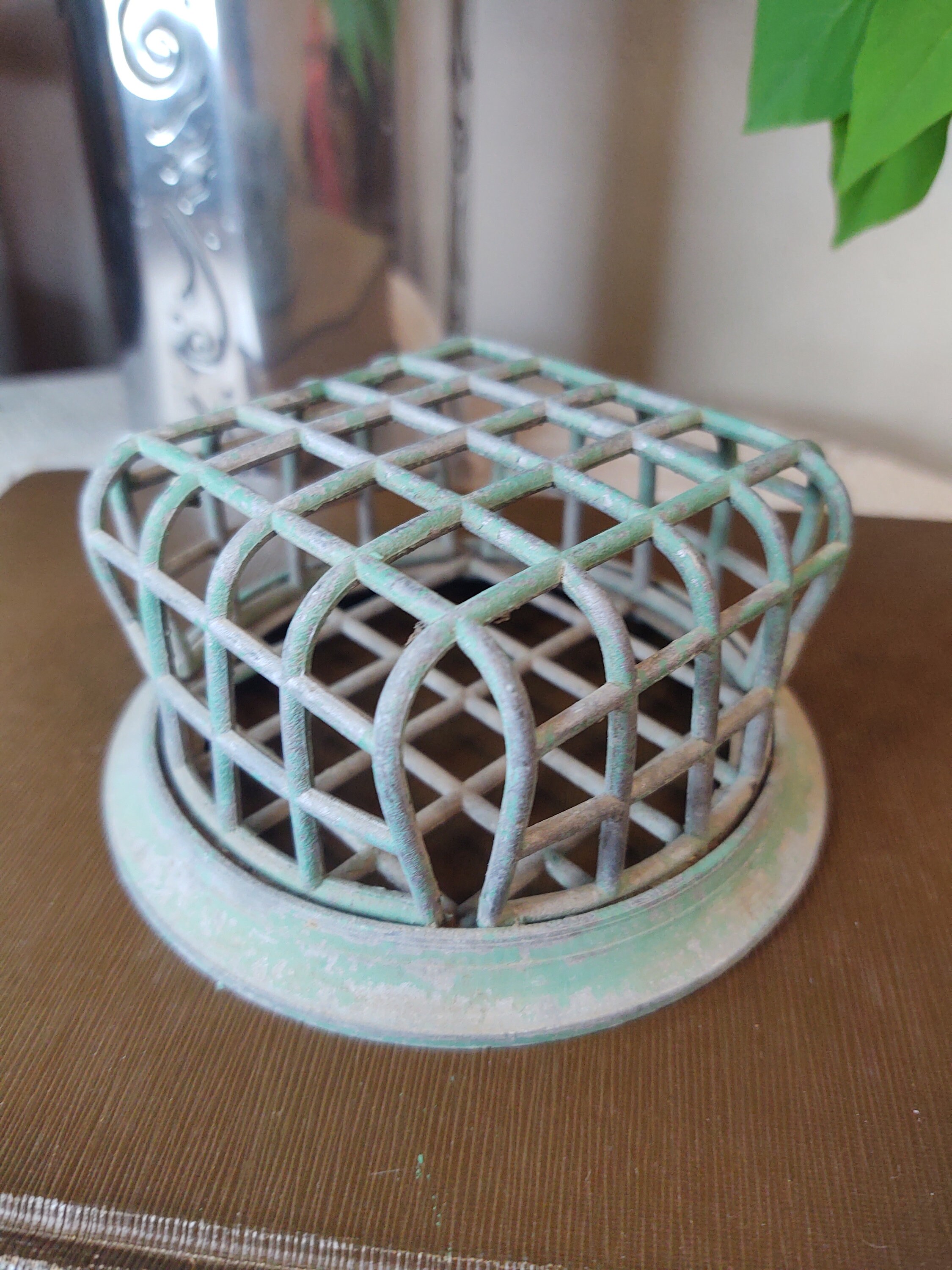 Metal Flower Frog, Cage Style - Etsy