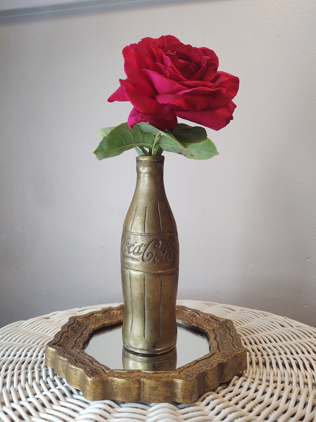 Brass Coca-cola Vase - Etsy