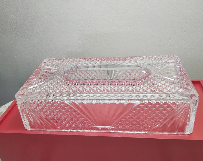 Crystal Tissue Box - Etsy