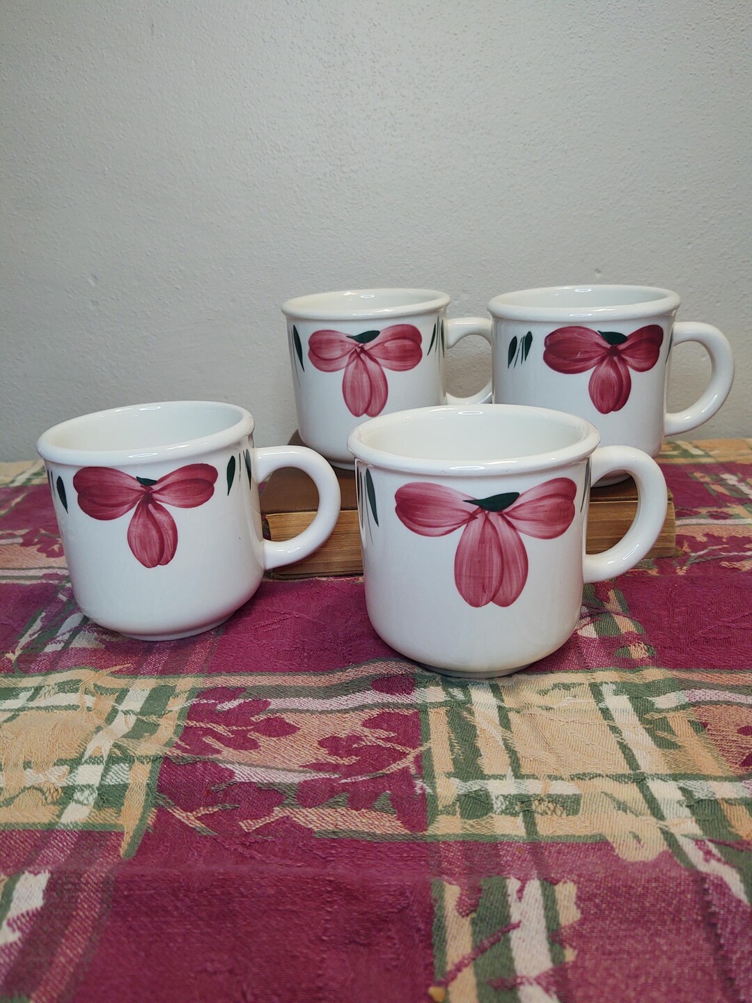 Hand Painted, Made in Italy, Furio Mugs, Set of 4 - Etsy