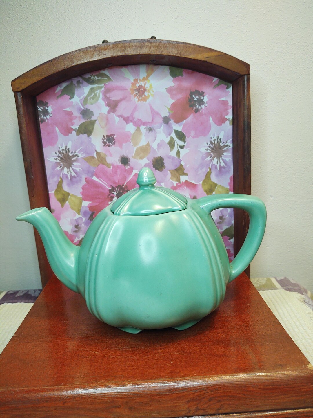Sea Foam Green Teapot, California Pottery, Made in USA - Etsy