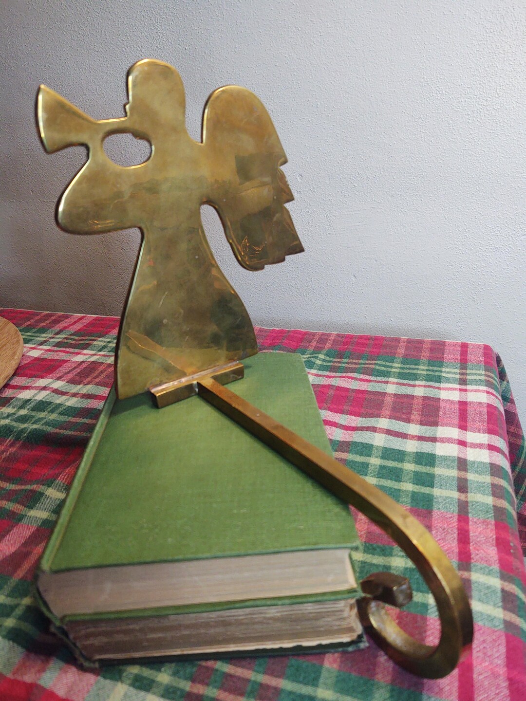 Solid Brass Angel Stocking Holder, Long Arm - Etsy