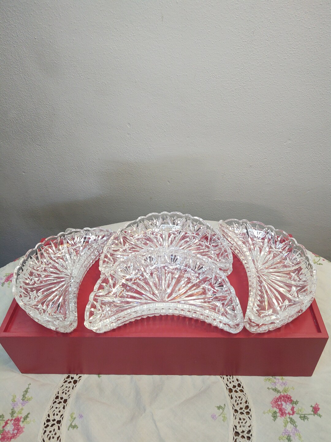 Crystal Bone Dishes, Set of 8 - Etsy