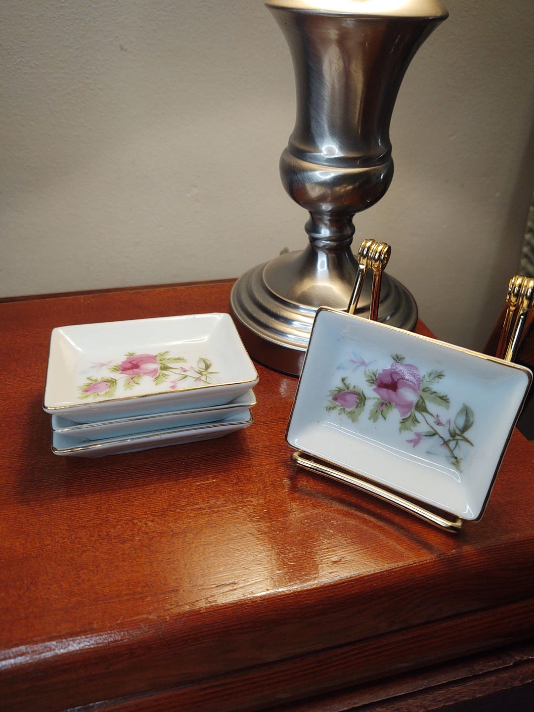 Butter Pats/tea Bag Holders, Set of 4, Made in Japan - Etsy