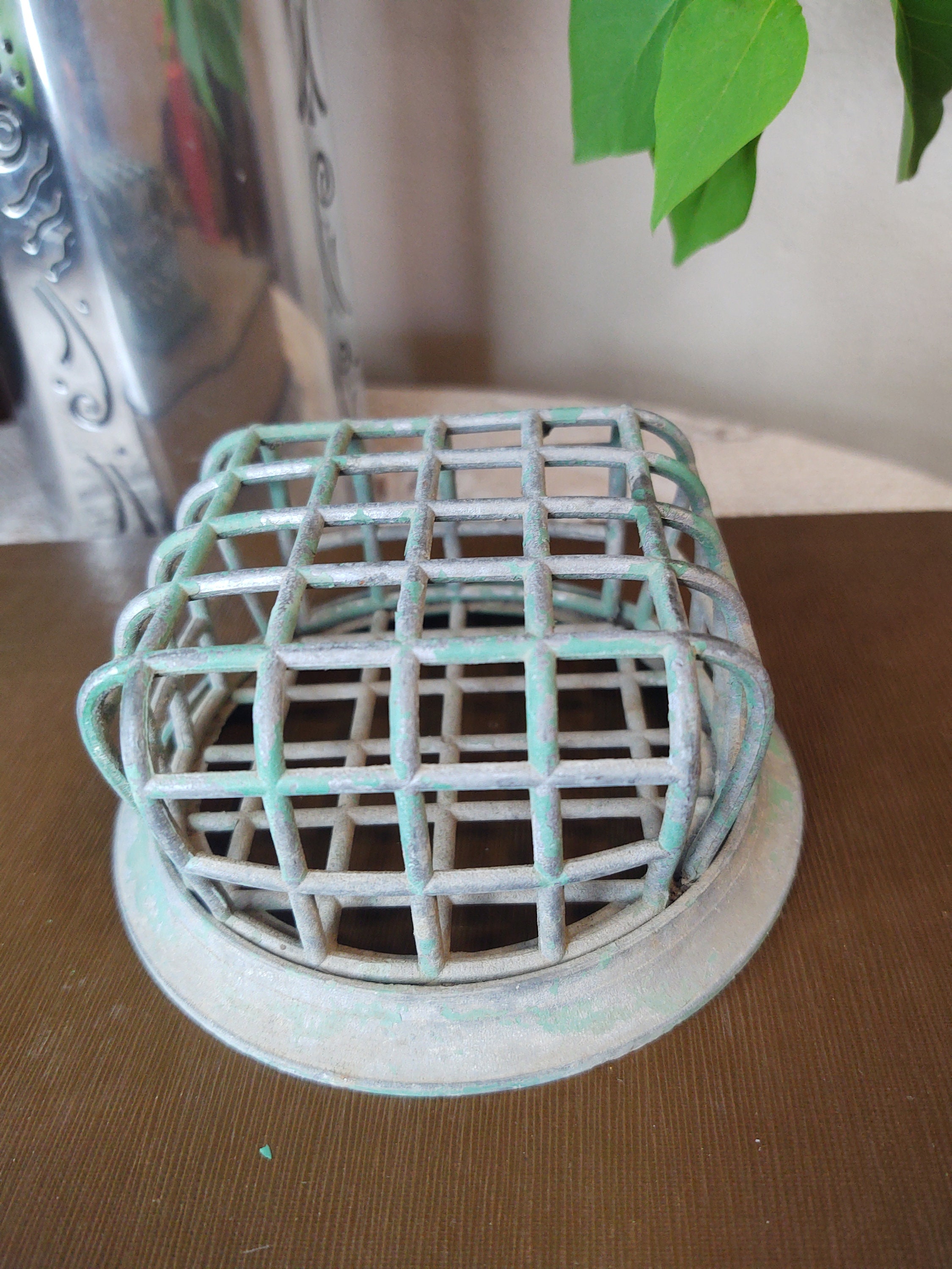Metal Flower Frog, Cage Style - Etsy