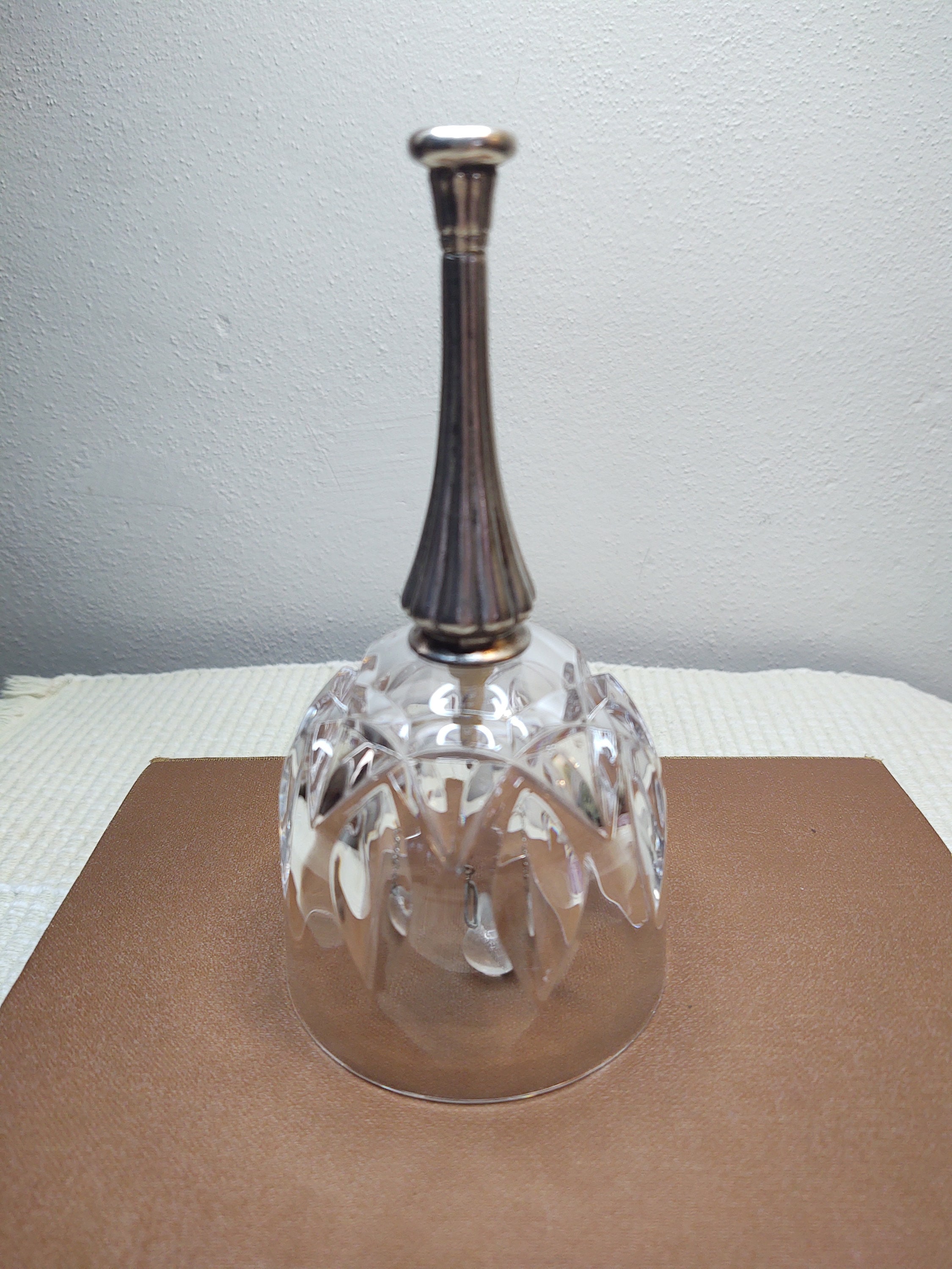 Crystal Bell W/silver Plated Handle - Etsy