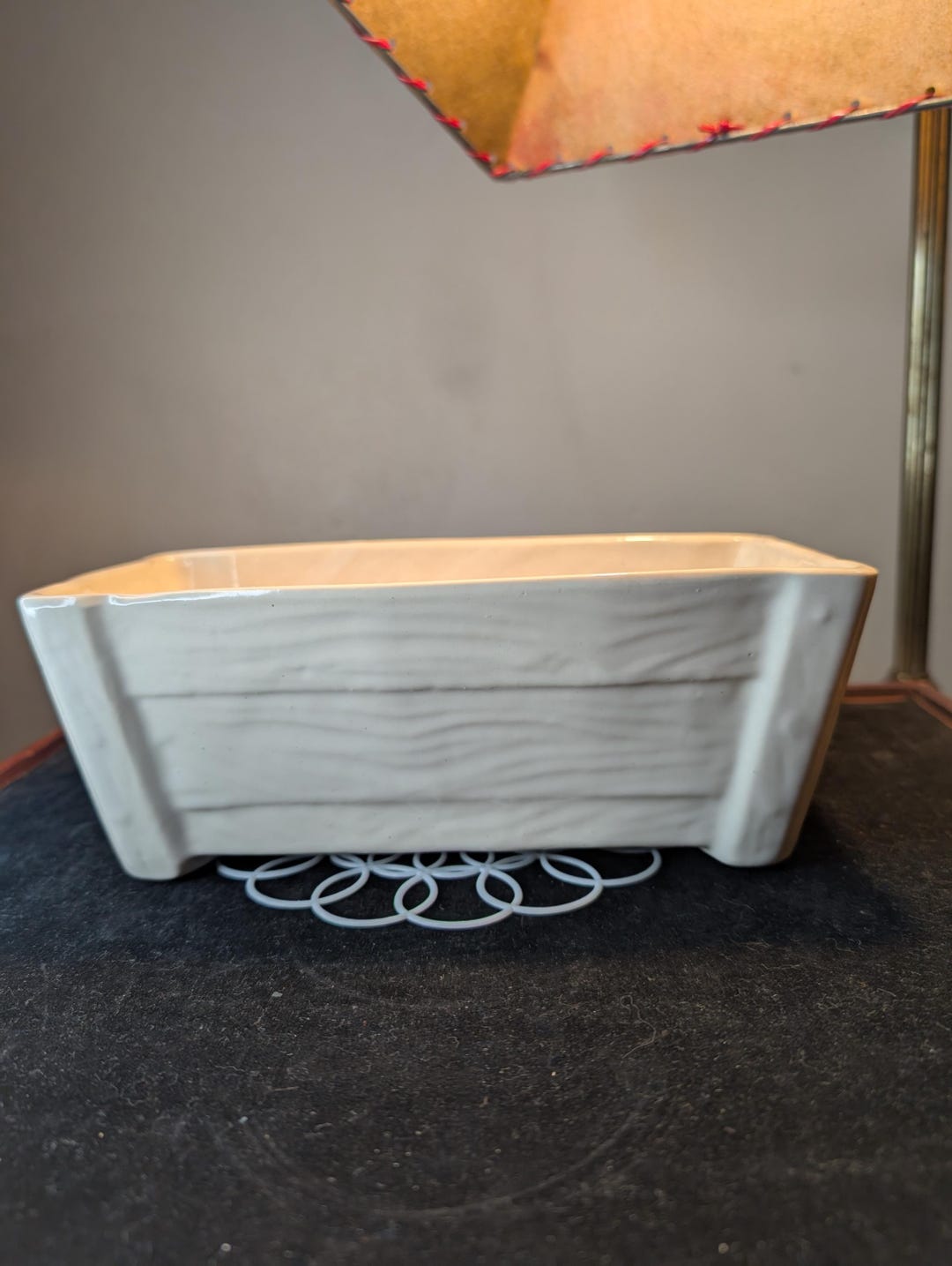 Ivory Ceramic Planter, Rectangle, USA - Etsy