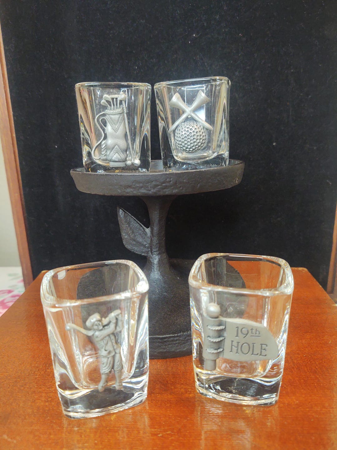 Golf Theme Shot Glasses, Set of 4 - Etsy