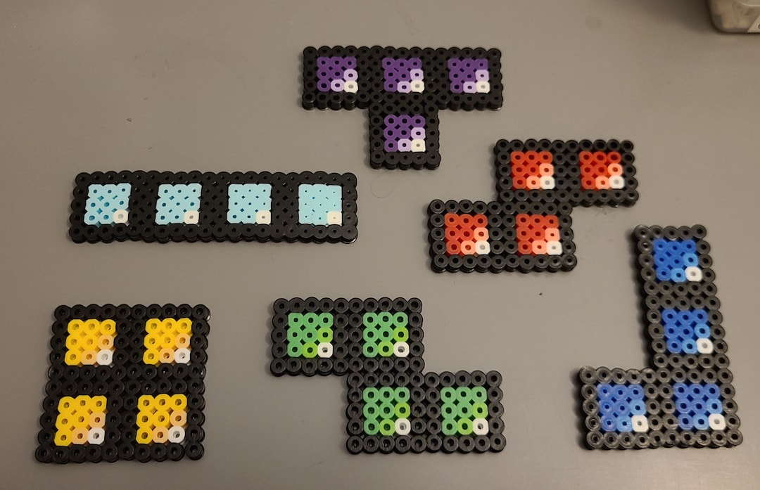Tetris Perler Magnets - Etsy