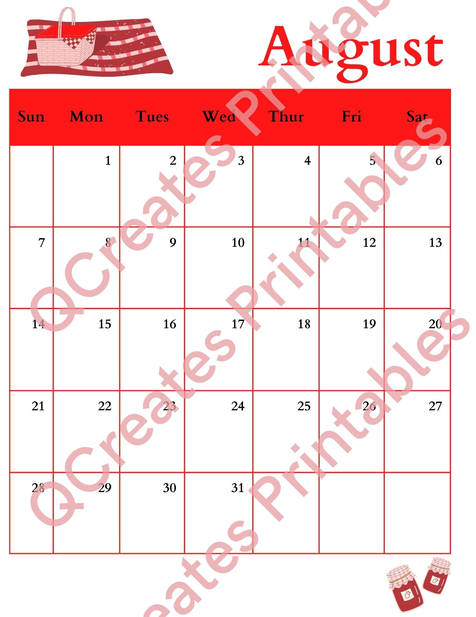 2022-2023 Cottagecore Academic Calendar PDF Download - Etsy