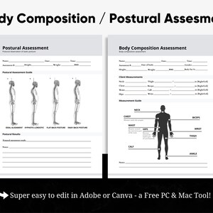 PERSONAL TRAINER Client Intake Form, Personal Trainer Forms, PARQ ...