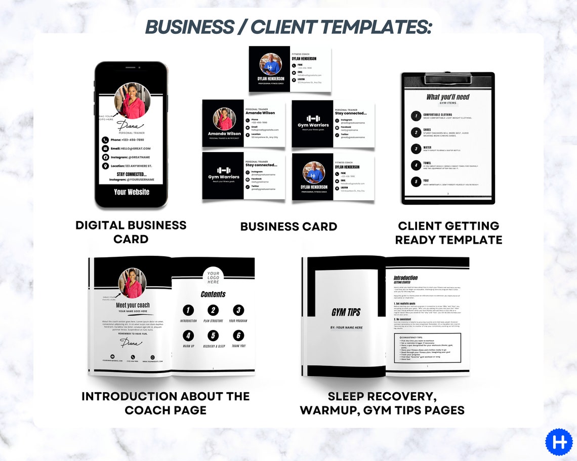 MEGA PERSONAL Trainer Template Personal Trainer Bundle - Etsy