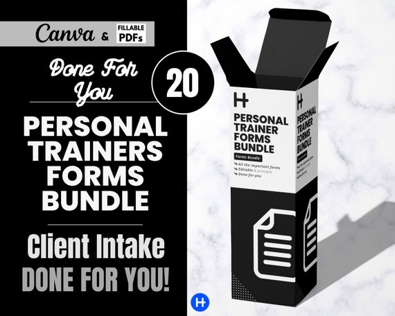 PERSONAL TRAINER Client Intake Form Personal Trainer Forms - Etsy