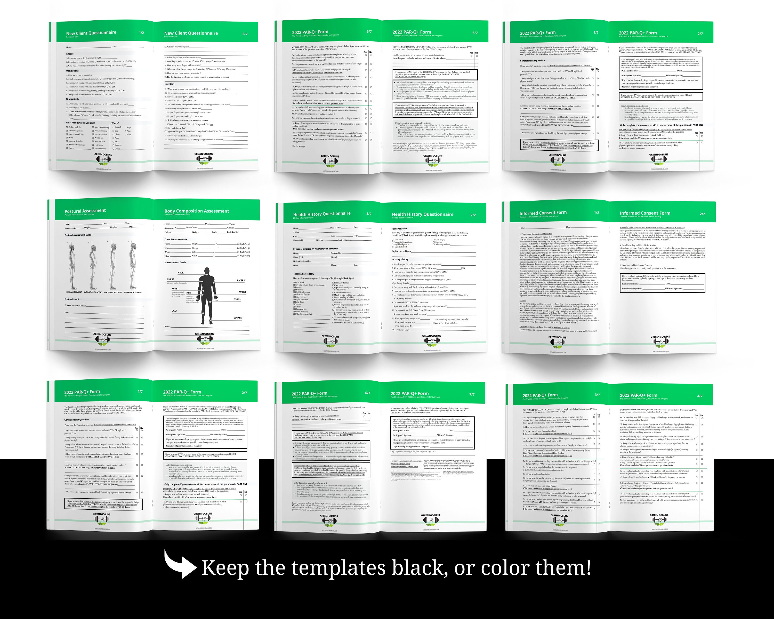 POSTURAL ASSESSMENT Personal Trainer Form, Postural Alignment, Personal ...