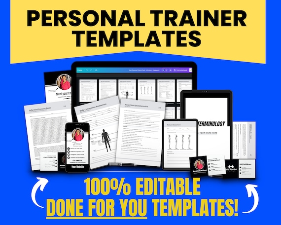 MEGA PERSONAL Trainer Template Personal Trainer Bundle - Etsy UK