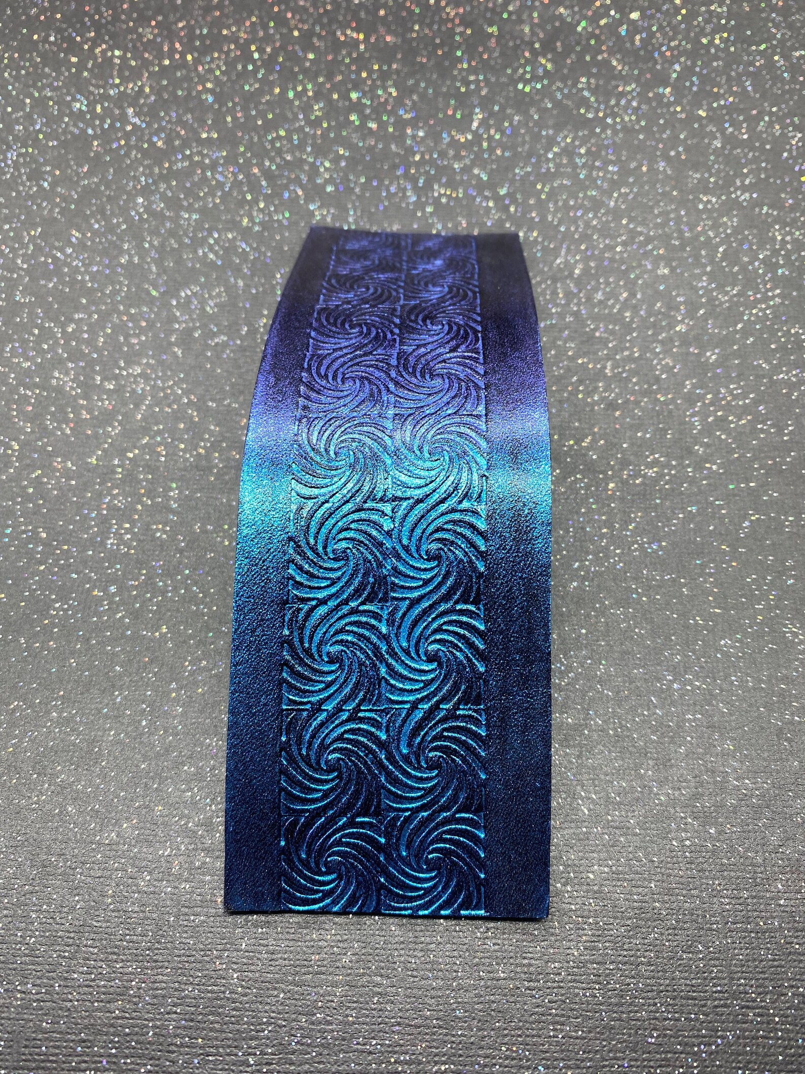 Leather Top Coat Finish 1oz Glass Dropper Bottle Blue Violet Special ...