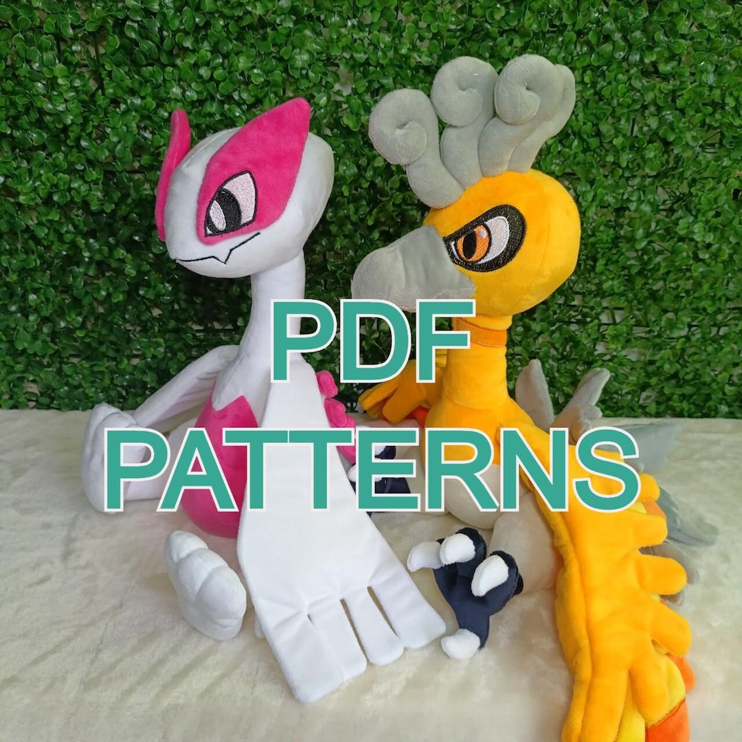 Pattern Plush Toy Sewing Pattern PDF Lug14h0-0h - Etsy
