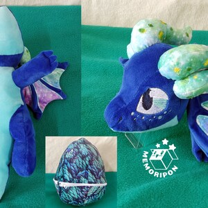Magical Dragon Plushies With Enchanted Egg - Etsy