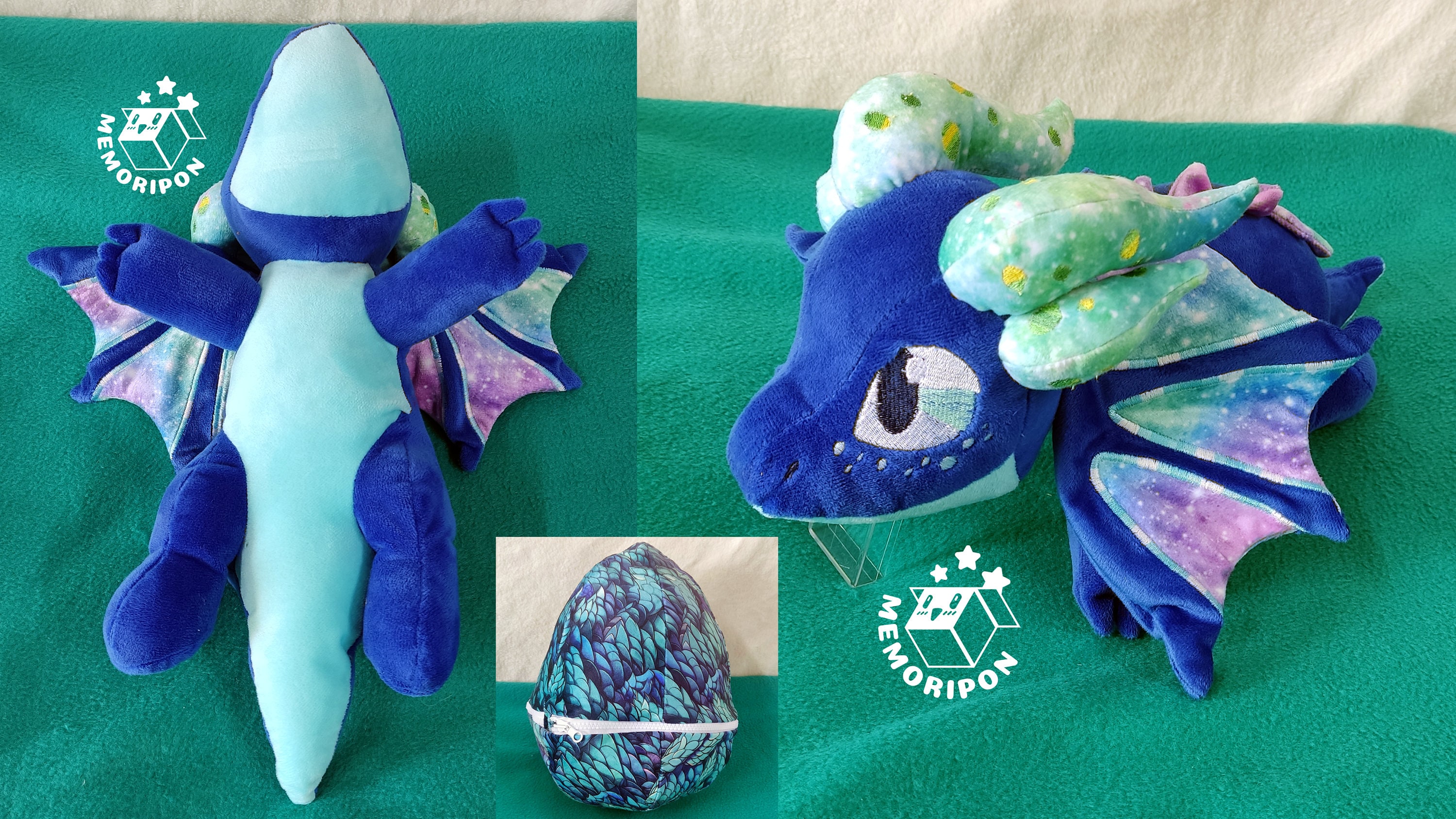 Magical Dragon Plushies With Enchanted Egg - Etsy